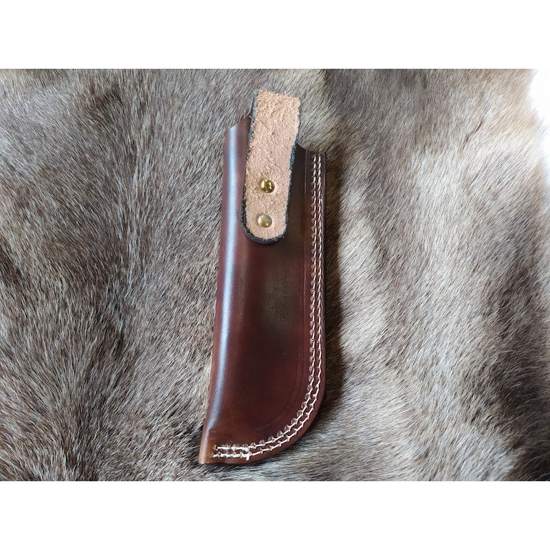 Knife Sheath 2 - Brown Leather (Wet Form) Knife Sheath With Scouting ...